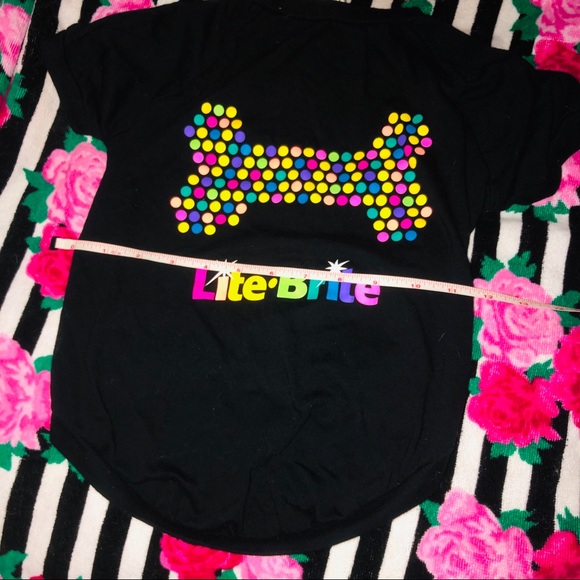Top Paw | Other | Litebrite Black Dog Tee | Poshmark